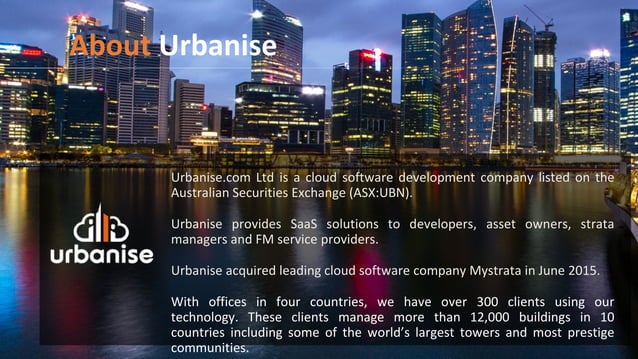 Urbanise Strata Management Platform | PPT