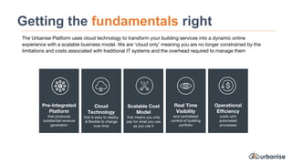 Urbanise Utilities Presentation | PDF | Cloud Computing | Internet