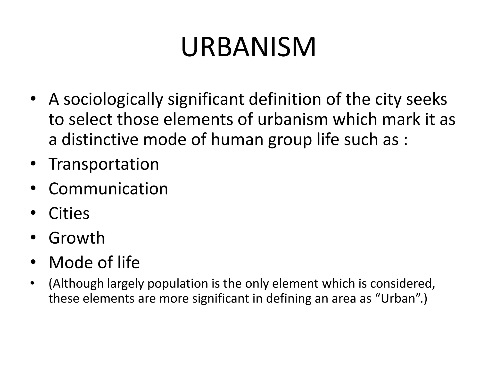 Urbanism | PPTX