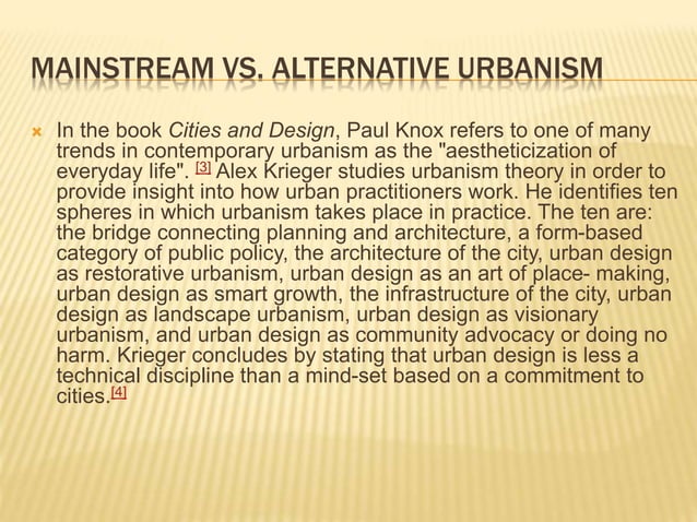 Urbanism | PPTX