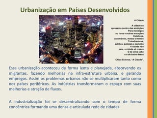 Urbanização - Aula 1 (Conceitos e Problemas) | PDF