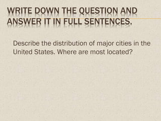 Urbanization_ Cities in the United States | PPT