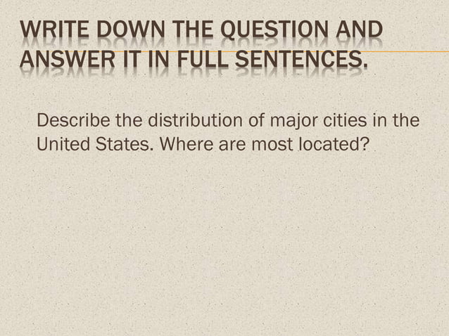 Urbanization_ Cities in the United States | PPT