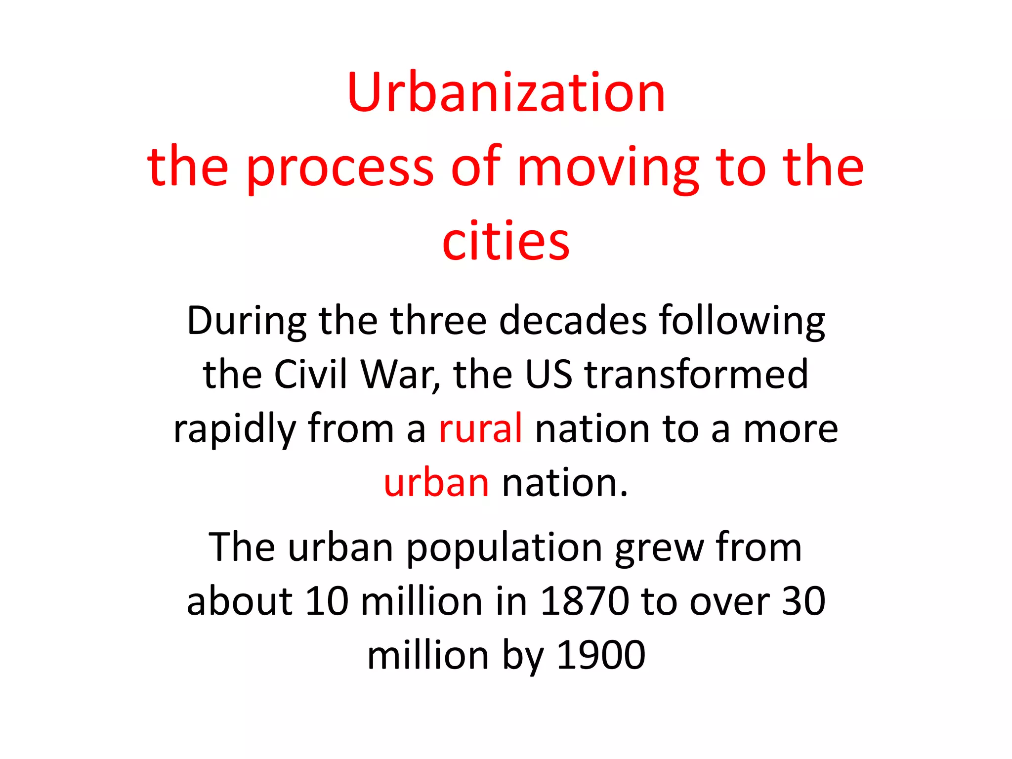 Urbanization | PPT
