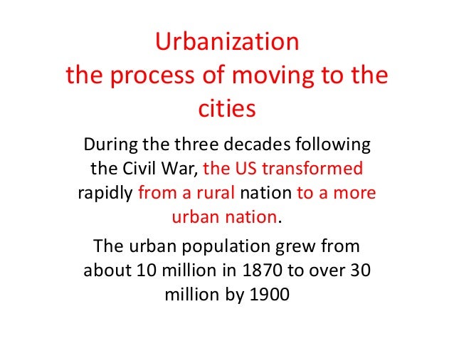 Urbanization