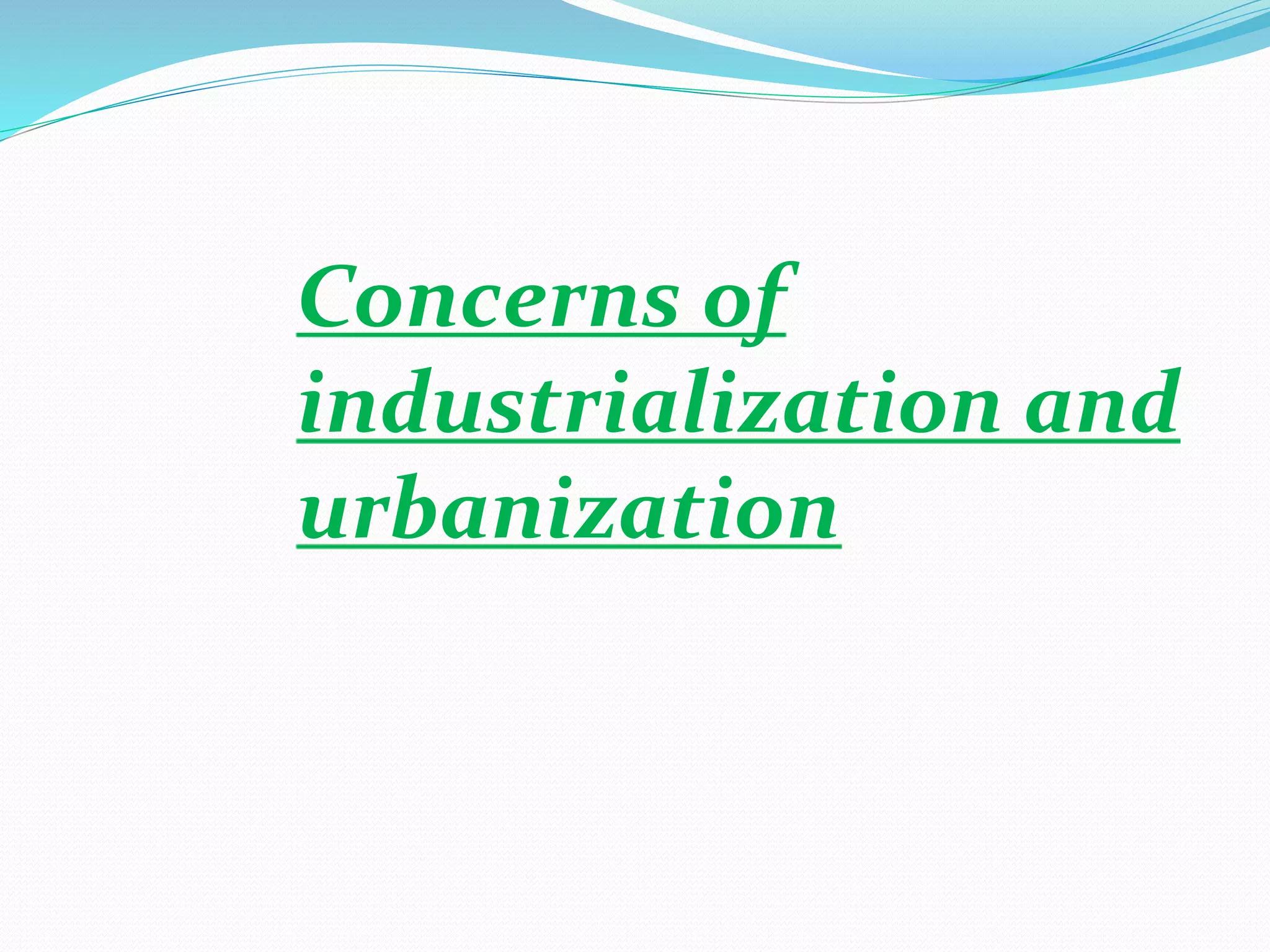 Urbanization | PPT
