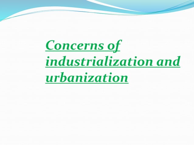 Urbanization | PPT