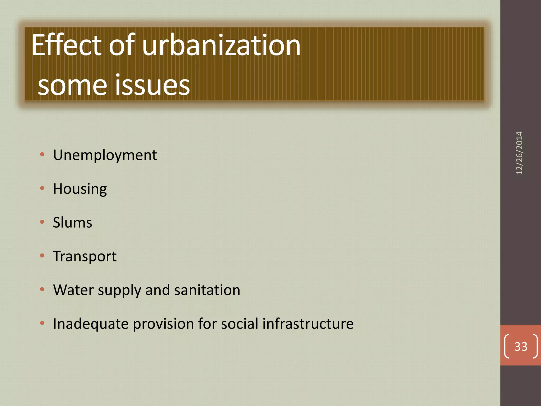 Urbanization in india | PPTX