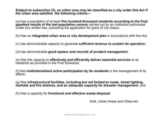 African City Planner: Urbanization 1 | PPTX | Science