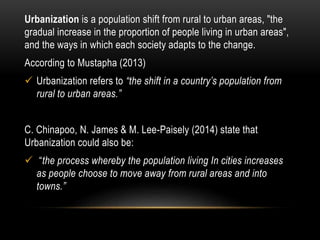 Urbanization | PPT