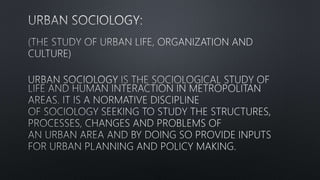 Urbanization | PPTX