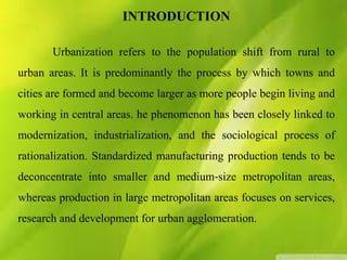 Urbanization | PPTX