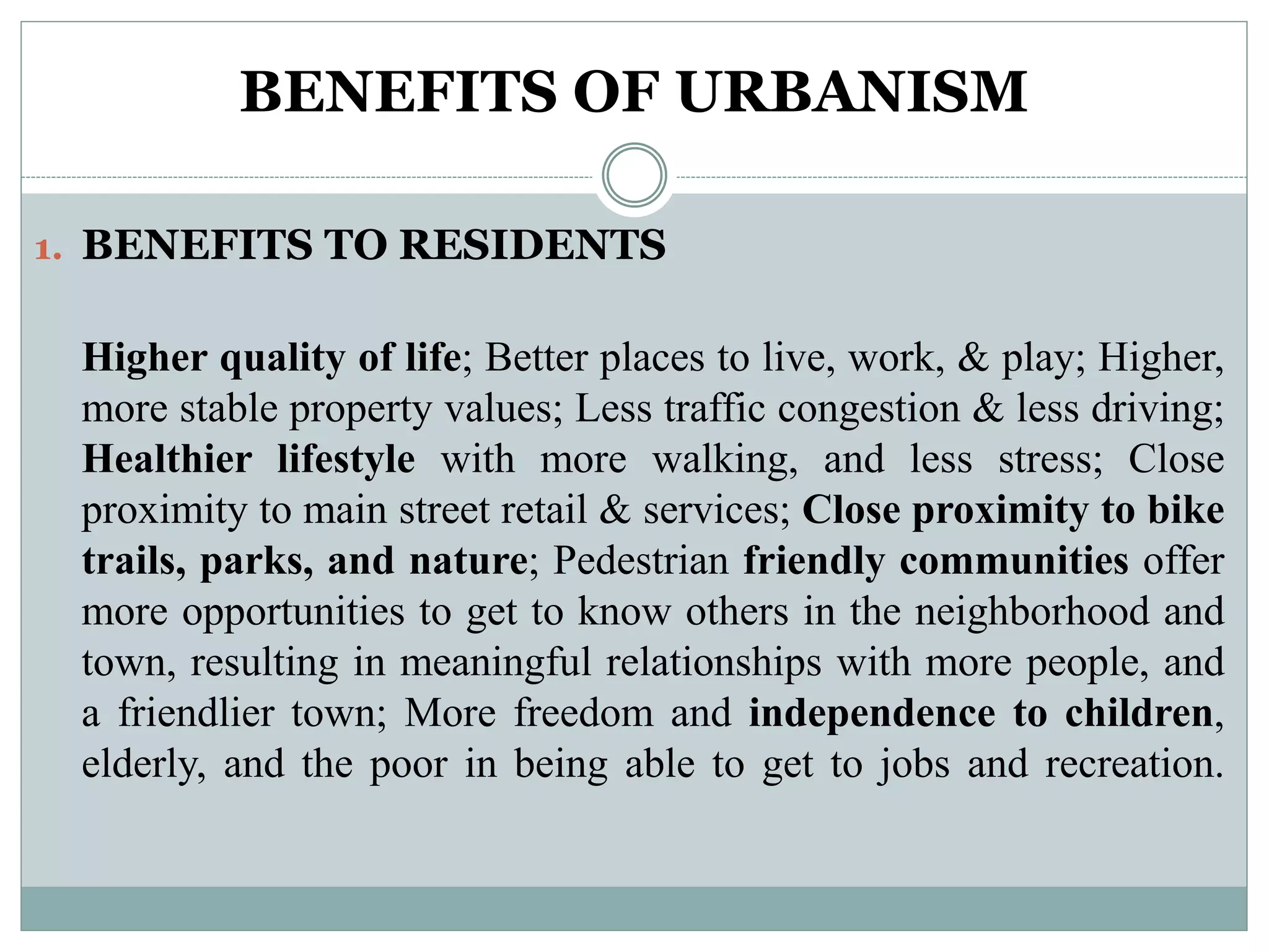 Urbanization and Urbanism | PPTX