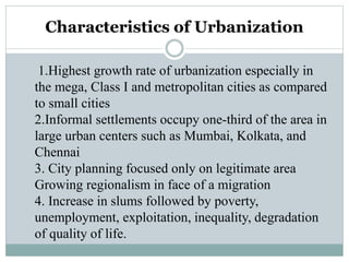 Urbanization and Urbanism | PPTX