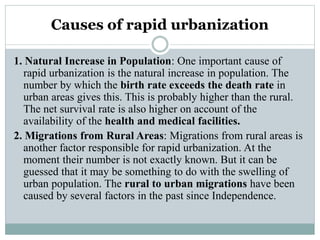 Urbanization and Urbanism | PPTX