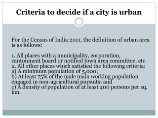 Urbanization and Urbanism | PPTX