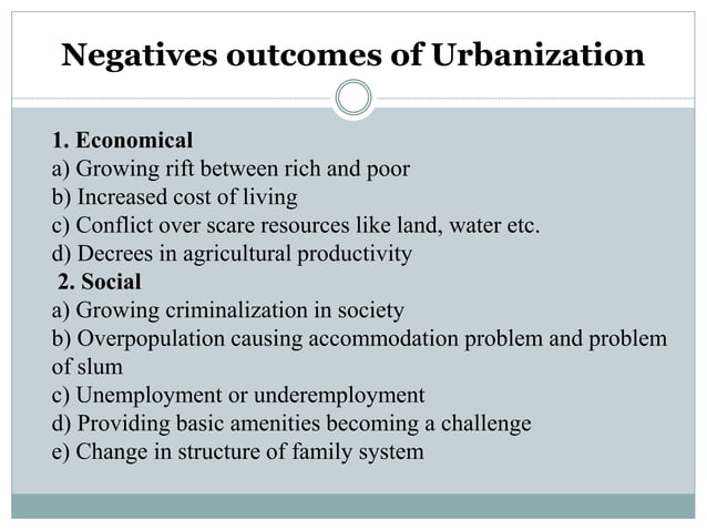 Urbanization and Urbanism | PPTX | Developmental Sites | Real Estate