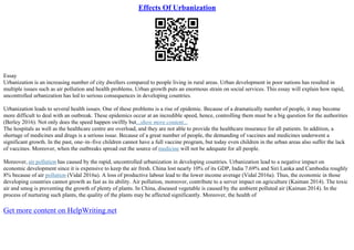 Urbanization | PDF | Geography | Science