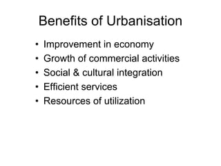 Urbanization impacts | PDF