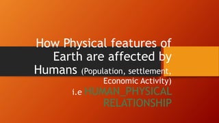 Impact of Urbanization and Technology on Physical environment and ...