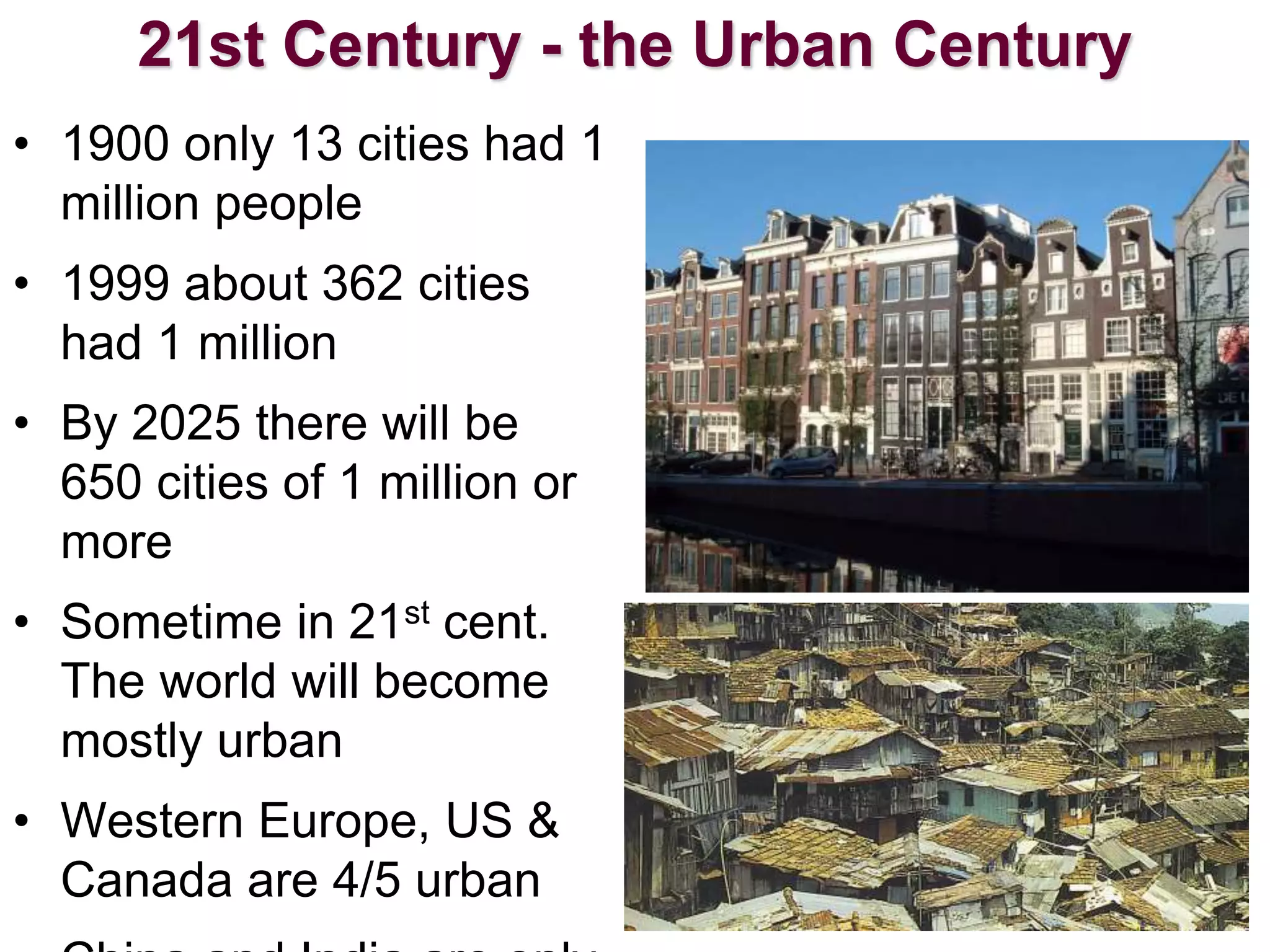 Urbanization and development historical perspective | PPSX