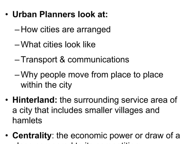 Urbanization and development historical perspective | PPSX