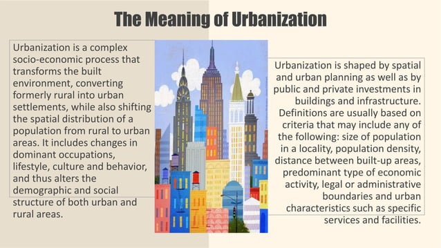 Urbanization and Globalization.pptx | Geography | Science