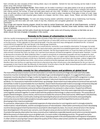 Urbanization and housing problems | DOCX