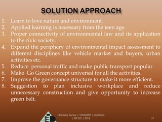 Urbanization and its effect on environment | PPTX