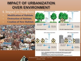 Urbanization and its effect on environment | PPTX
