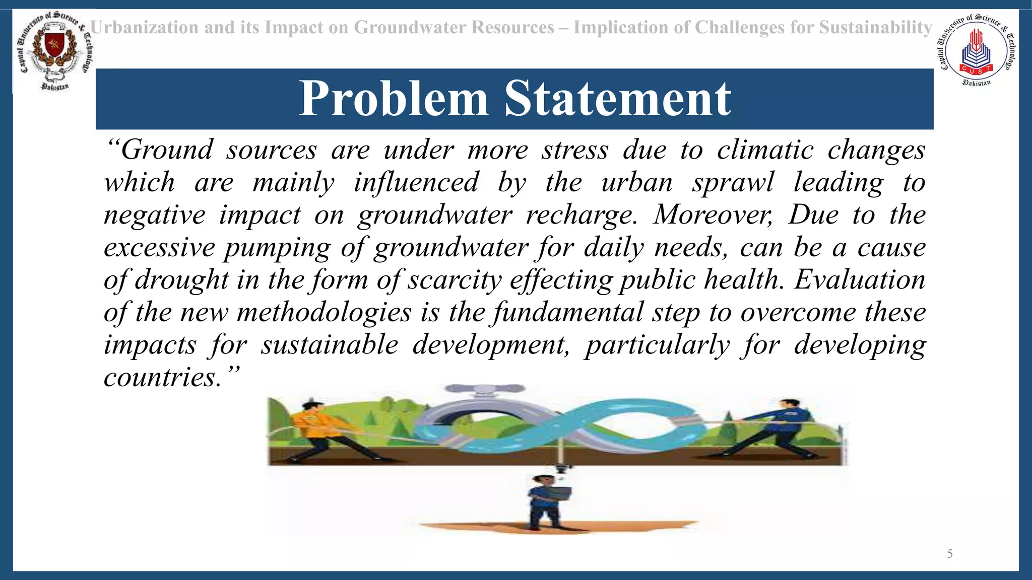 Urbanization and its Impact on Groundwater Resources –.pptx