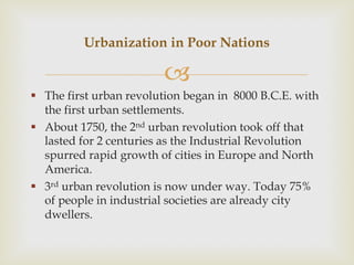 Urbanization: A Concept, Nature and Explanation | PPT