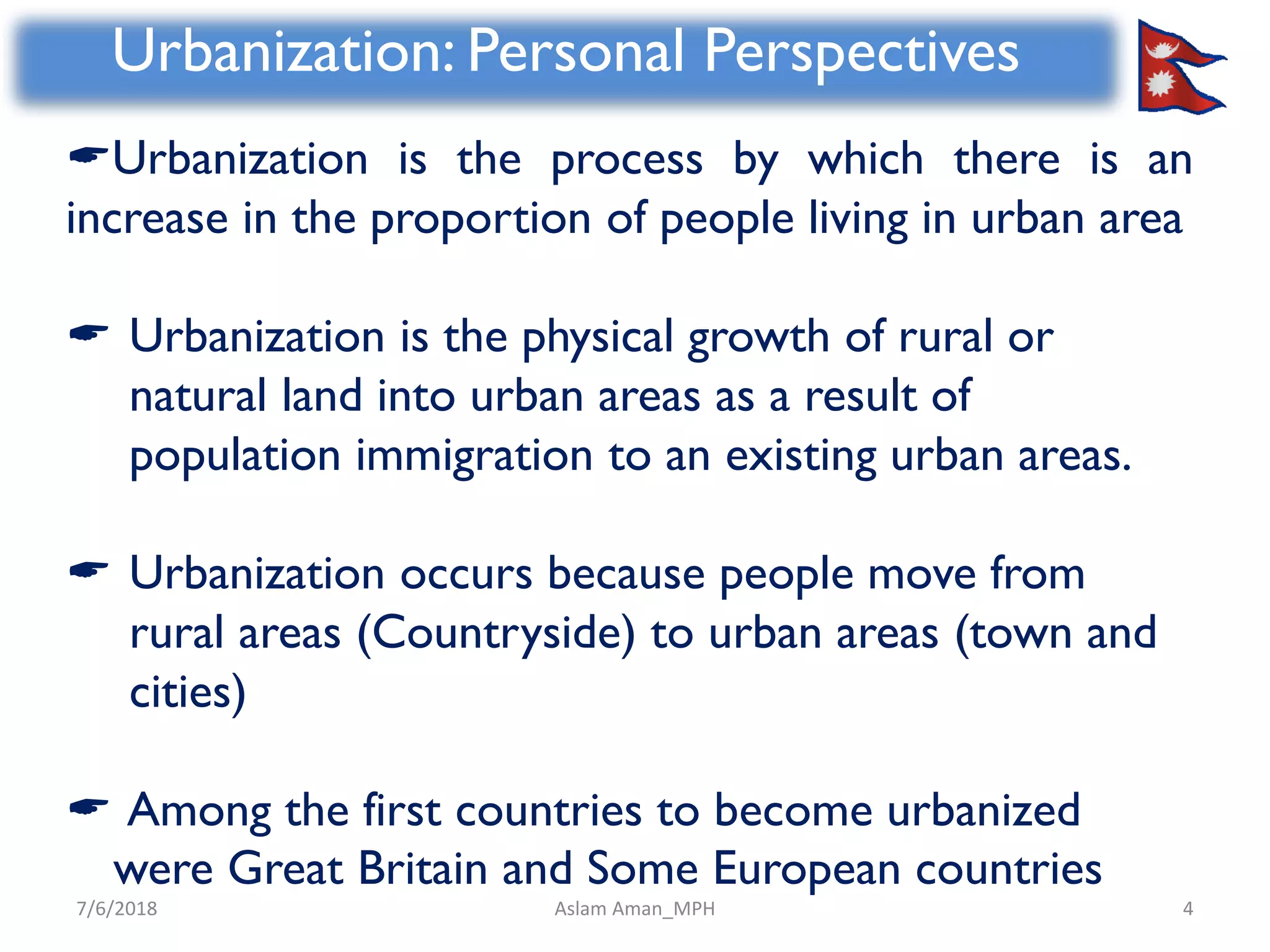 Urbanization and Health : An Article Review | PDF