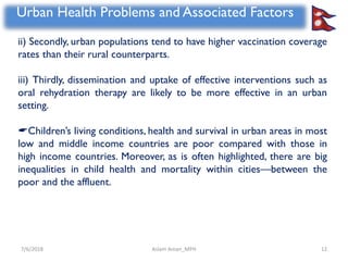 Urbanization and Health : An Article Review | PDF