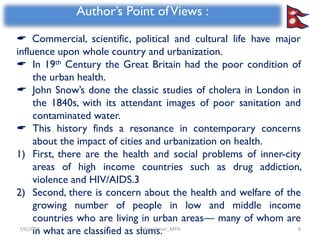 Urbanization and Health : An Article Review | PDF