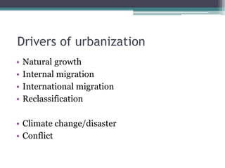 Urbanization in Asia | PPTX