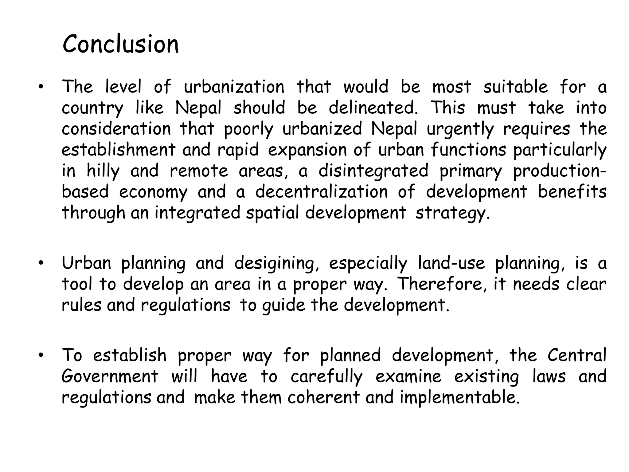 Urbanization in nepal final | PPSX