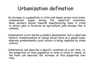 Urbanization in nepal final | PPSX