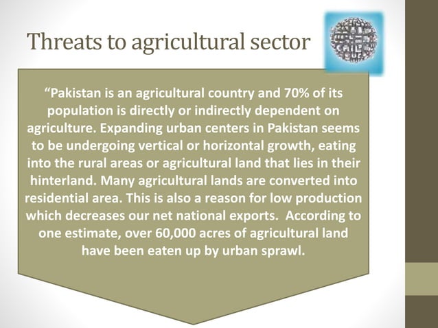 Urbanization in pakistan | PPTX | Indoor Environmental Quality | Home ...