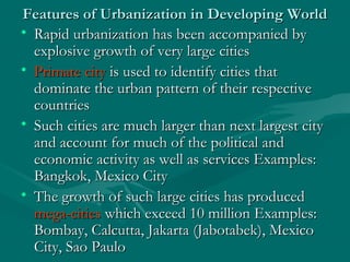 Urbanization in the_developing_world | PPT | Africa Travel | Travel ...