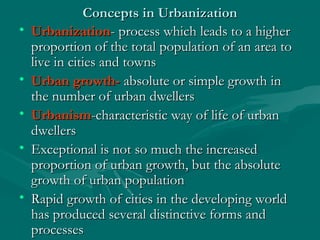 Urbanization in the_developing_world | PPT | Africa Travel | Travel ...