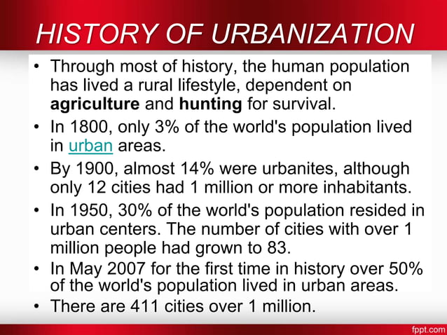 Urbanization presentation1 | PPTX