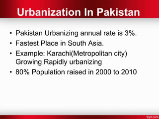 Urbanization presentation1 | PPTX