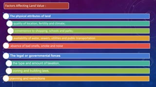 Urban land use and urban land value | PPTX