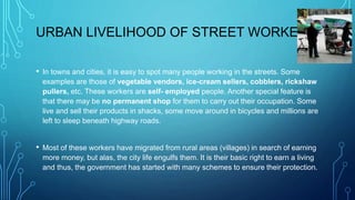 Urban livelihood | PPTX