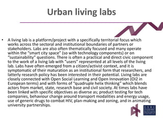 Urban living lab full | PPTX