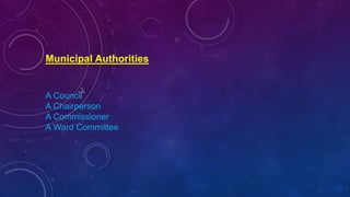 Urban local self government | PPTX