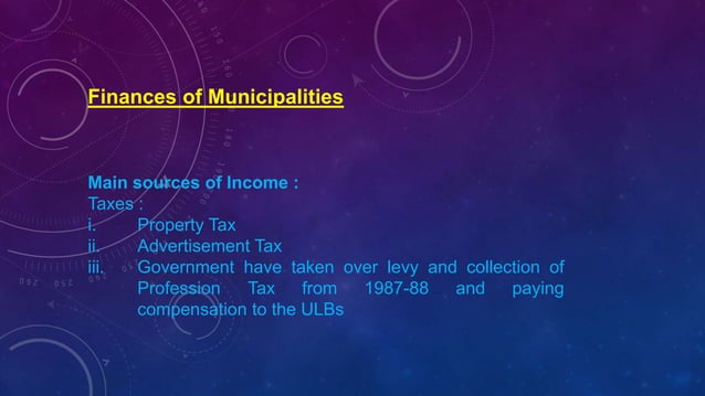 Urban local self government | PPTX