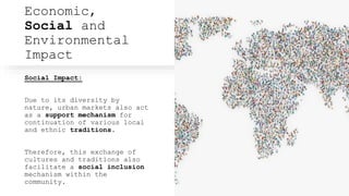 Urban Markets and their functions in communities | PPTX