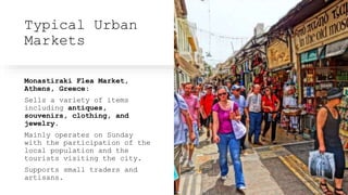 Urban Markets and their functions in communities | PPTX